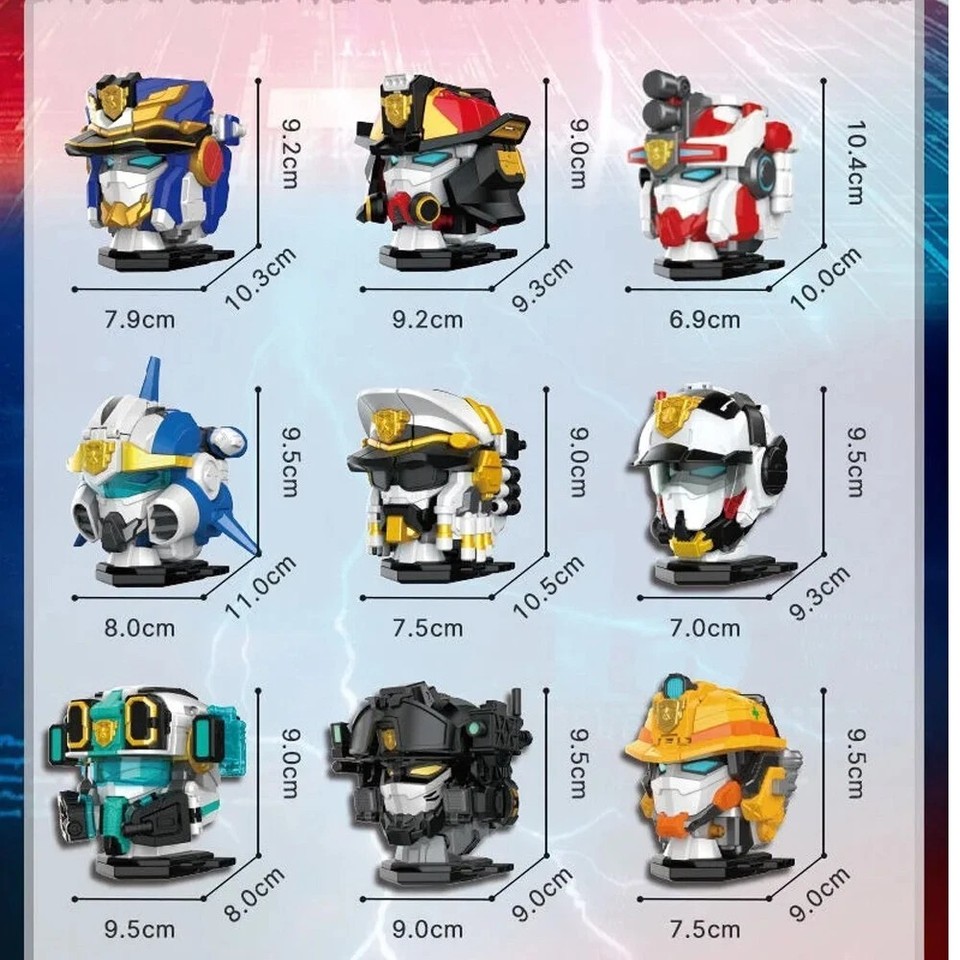 Miniforce Super Cop Series Type 9 Transforming Robot Action Figure New ...