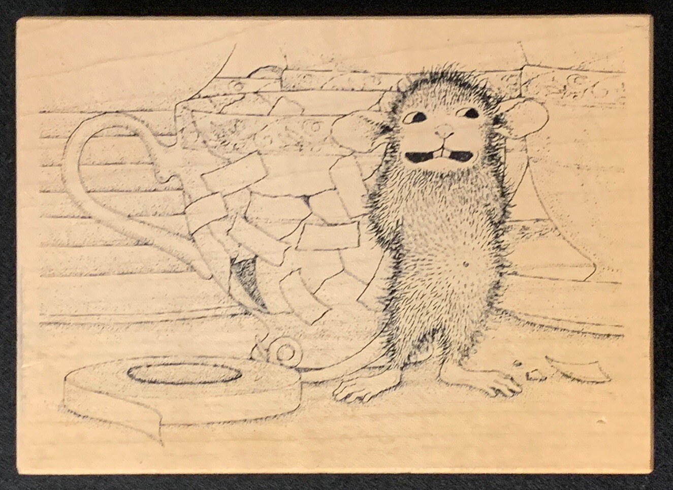 Stampa Rosa House Mouse Whoops! Maxwell Rubber Stamp | eBay