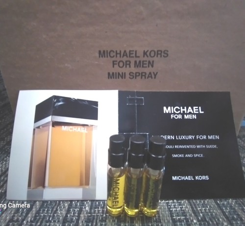 MICHAEL KORS for MEN Original Formula COLOGNE LOT 🔷️ 3 MINI Sprays 0.07 ...