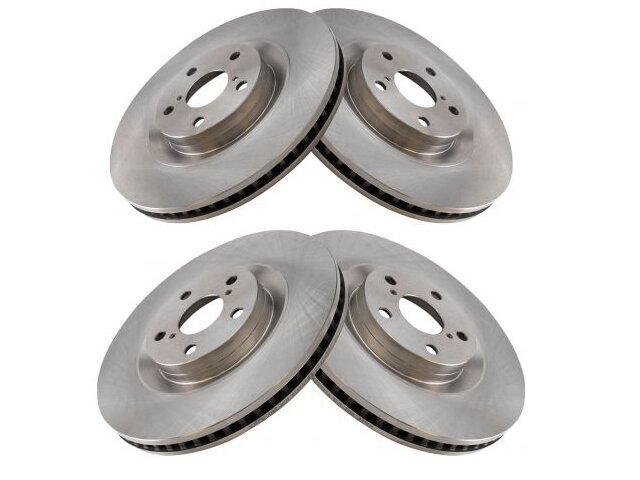 TRQ 76BM74G Front Brake Rotor Set Fits 2018-2019 Lexus GS300 Base | eBay