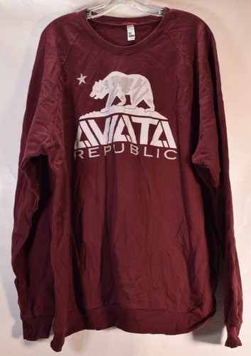 Mens AVATA Republic Prints Sweatshirt Red 2XL | eBay