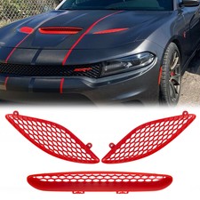 DODGE CHARGER UPPER GRILLE HELLCAT W/O AIR VENTS W/ WIDEBODY 68422116AC ...