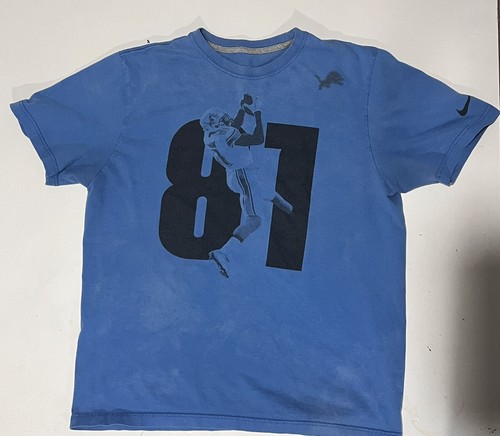 Vintage Calvin Johnson 81 Detroit lions Shirt Large | eBay