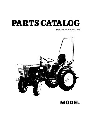 135 155 Diesel Tractor Service Parts Manual Yanmar YM135 YM155 & D | eBay