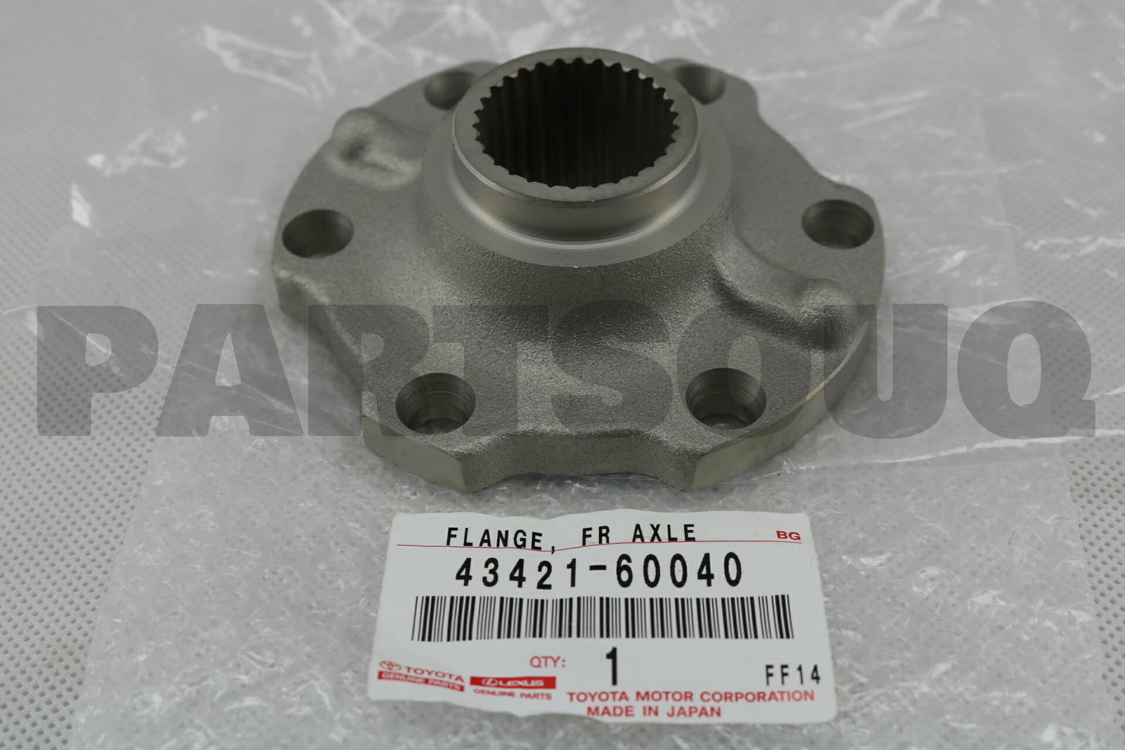 4342160040 Genuine Toyota FLANGE, FRONT AXLE OUTER SHAFT 43421-60040 | eBay
