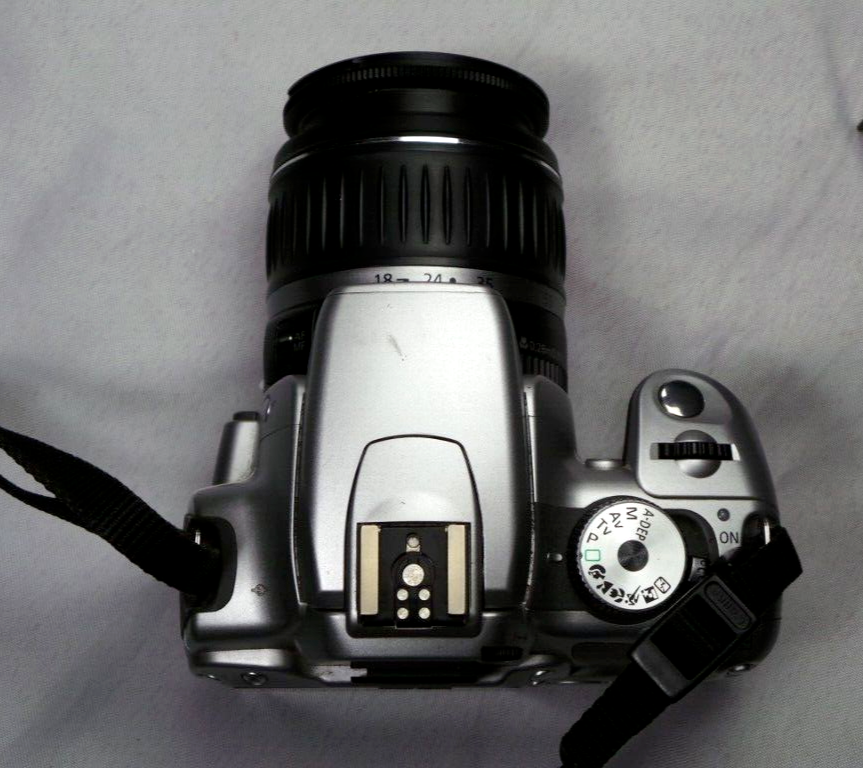 Canon Rebel XTi DS126151 DSLR Digital Camera EOS 400D 10.1MP Silver 18 ...