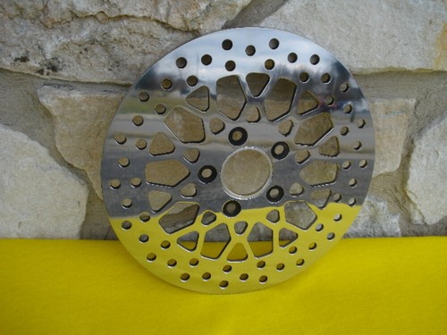 ULTIMA 11.5" POLISHED CLASSIC REAR BRAKE ROTOR FOR HARLEY PARTS 1984 UP ...