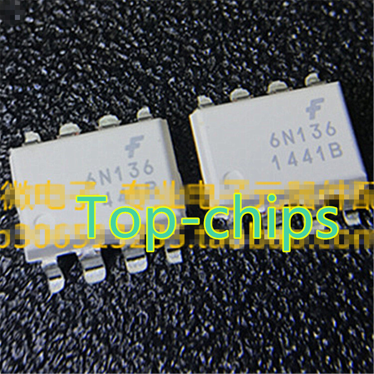 5PCS 6N136SDM OPTOCOUPLER TRANS OUT 1CH 8-SMD 6N136S 6N136 6N136SD | eBay