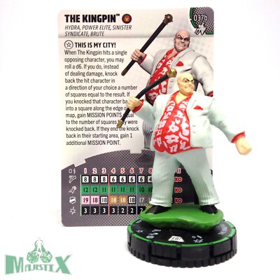 Heroclix Spider-Man: Beyond Amazing set Kingpin #037b Prime figure w ...