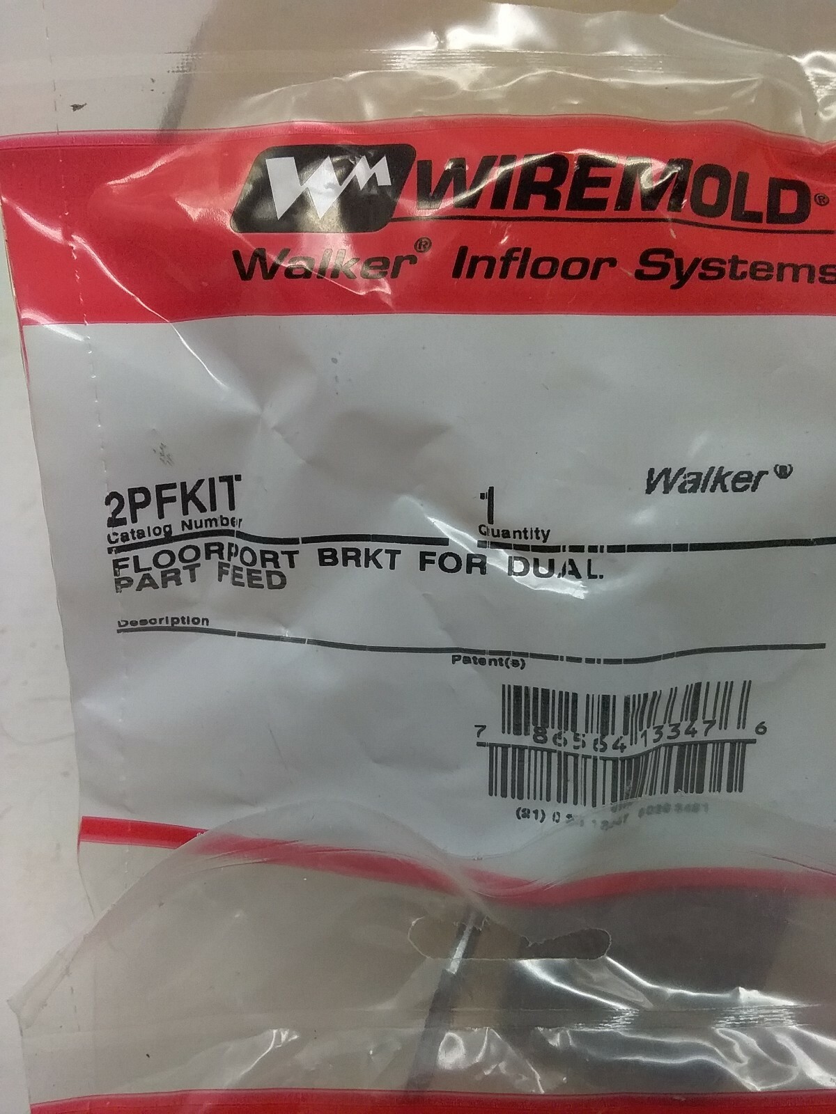 Wiremold Walker 2PFKIT Floorport Brkt For Dual Part Feed (Lot Of 4) | eBay