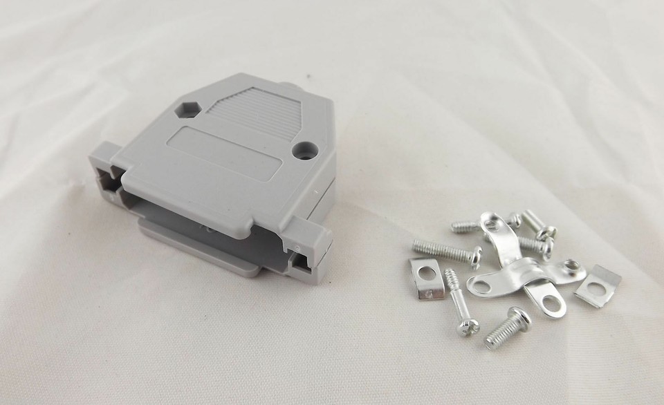 10pcs Plastic Hood Cover Backshell & Screws for D-Sub D-SUB DB25 25 Pin ...