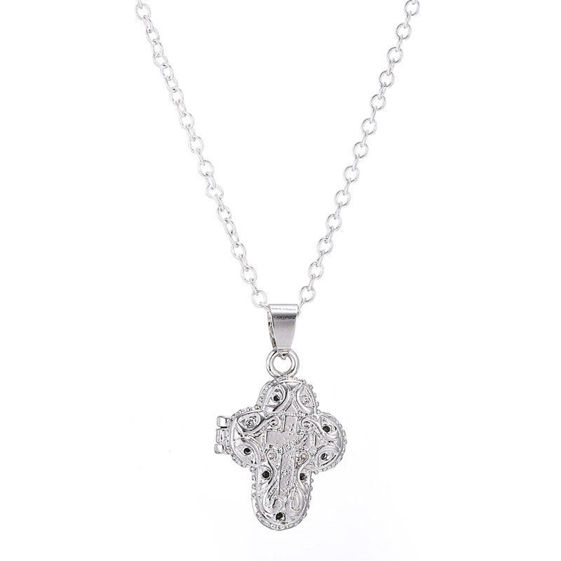 Charm 925 Sterling Silver Christian Jesus Cross Catholic Crucifix ...