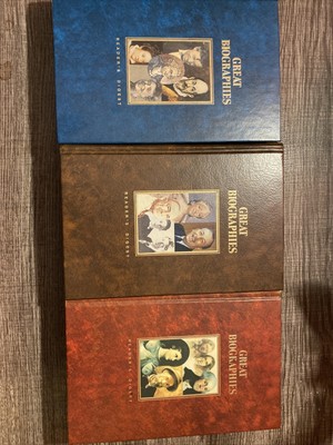 GREAT BIOGRAPHIES - READER'S DIGEST - LOT OF 3 HARDCOVER BOOKS - FIRST ...