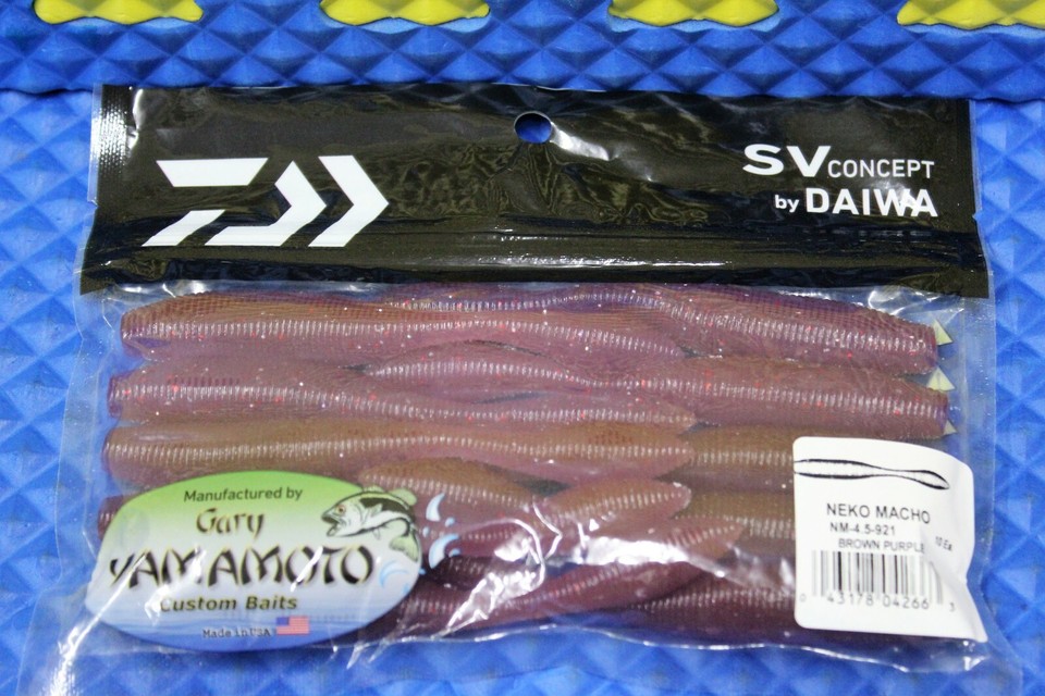 Daiwa Gary Yamamoto CBs 10 Pk 4.5" Neko Macho NM-4.5 Series CHOOSE YOUR ...