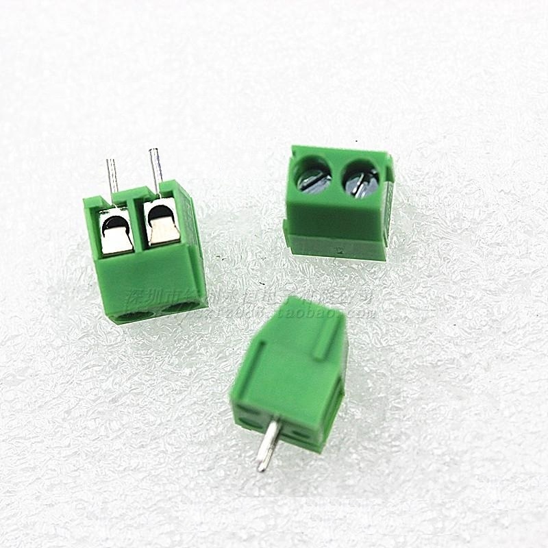 10pcs KF350-2P 3.5mm Pitch 2 pin Straight Pin PCB Screw Terminal Blocks ...