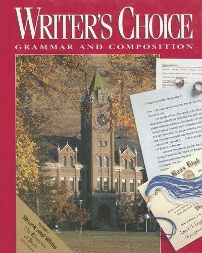 Writers Choice Composition And Grammar 12 (Writer's Choice Grammar and ...
