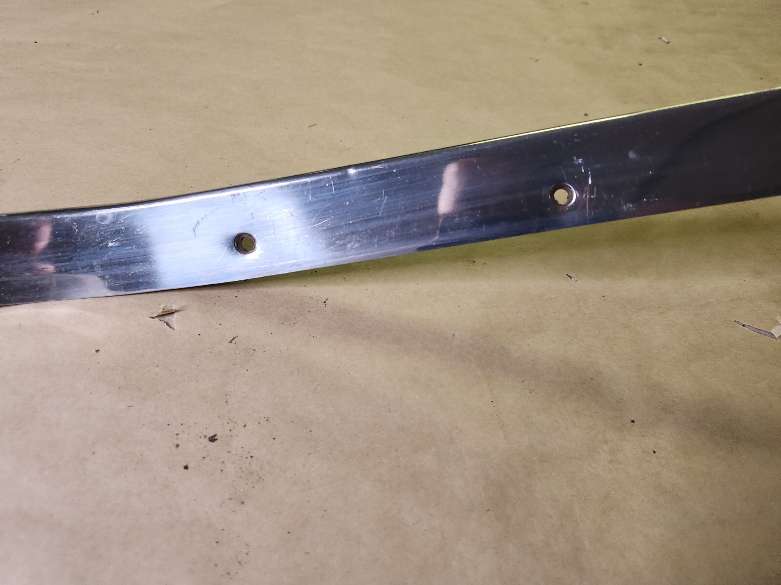 1955 1956 1957 Chevy Nomad Safari SS Over Door Drip Rail Trim Driver ...