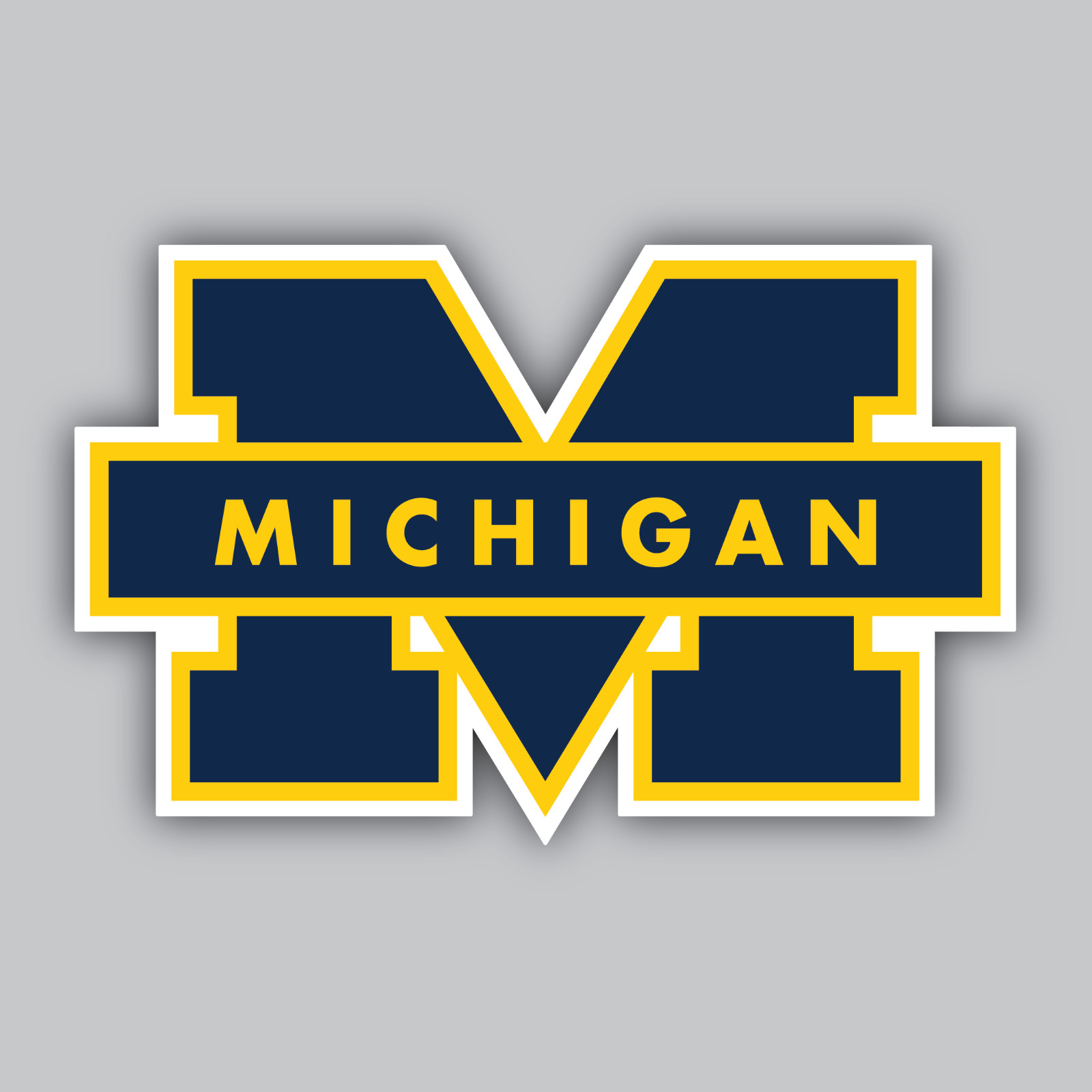 University of Michigan Vinyl Sticker/Decal -NCAA - College Football ...