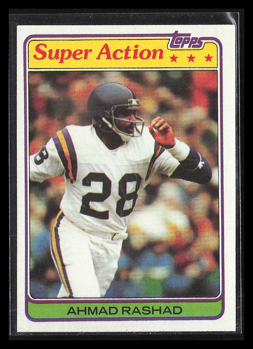 Ahmad Rashad 1981 Topps #457 Minnesota Vikings | eBay