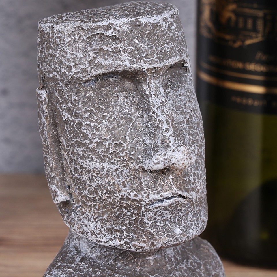 Resin Moai Stone Statue Design Bottle Opener Creative Lifter Beer ...