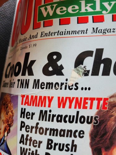 Country Music Weekly Magazine, Dec 19, 1995, Crook & Chase, Joe Diffie ...