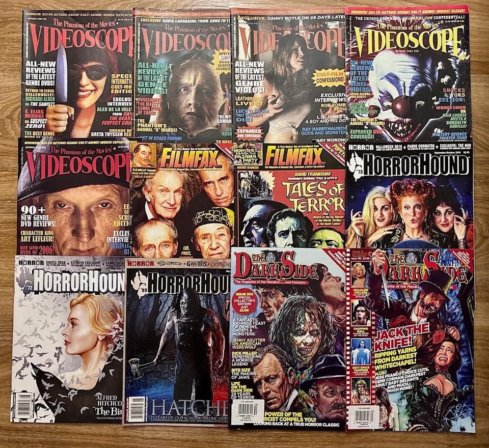 Lot (30) RUE MORGUE and Other Horror Magazines HORROR HOUND, SCREAM ...