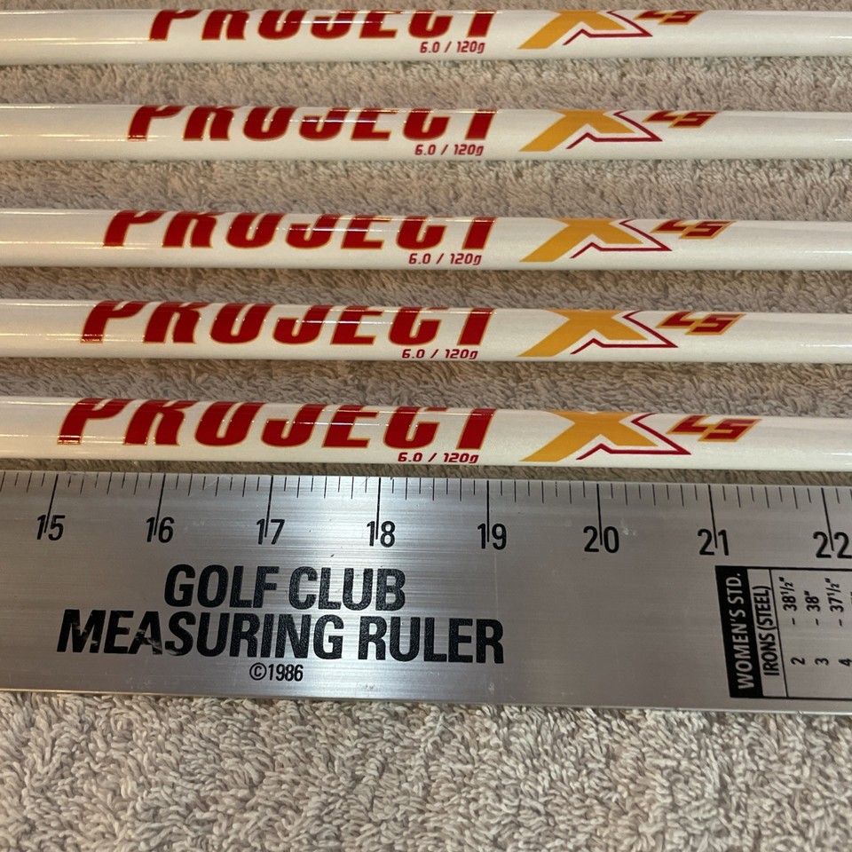 SUPER RARE TOUR ONLY, Project X LS Iron Shaft Set - .355, (7) Shafts ...