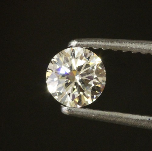 GIA loose certified .41ct SI1 K round Natural brilliant diamond estate ...