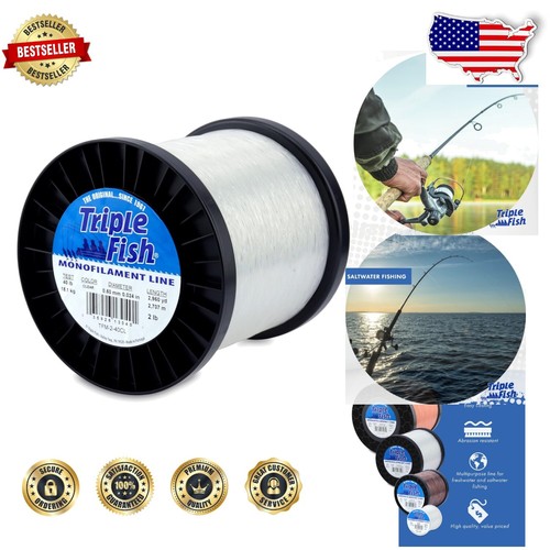 Abrasion-Resistant Fishing Line - Clear Pink Camo 40 lb Test for All ...