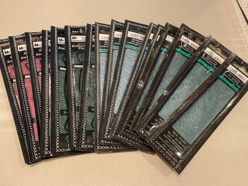 NOS Madeira Embroidery Floss Thread Lot 16 packets Different Colors ...