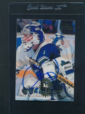 1994/95 Flair #70 Sean Burke Whalers Signed Auto *C6789 | eBay