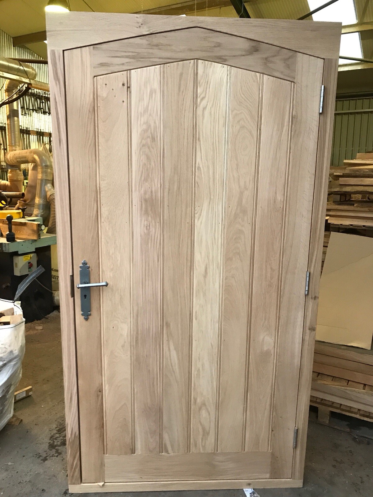 Front Door & External Door Frame Set Solid European Oak 1020mm X 2075mm ...