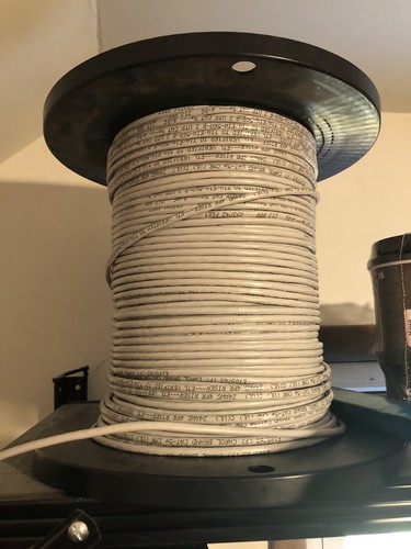 Category 5 Ethernet Cable Spool-- Reel, Bare Wire Ending, Internet ...
