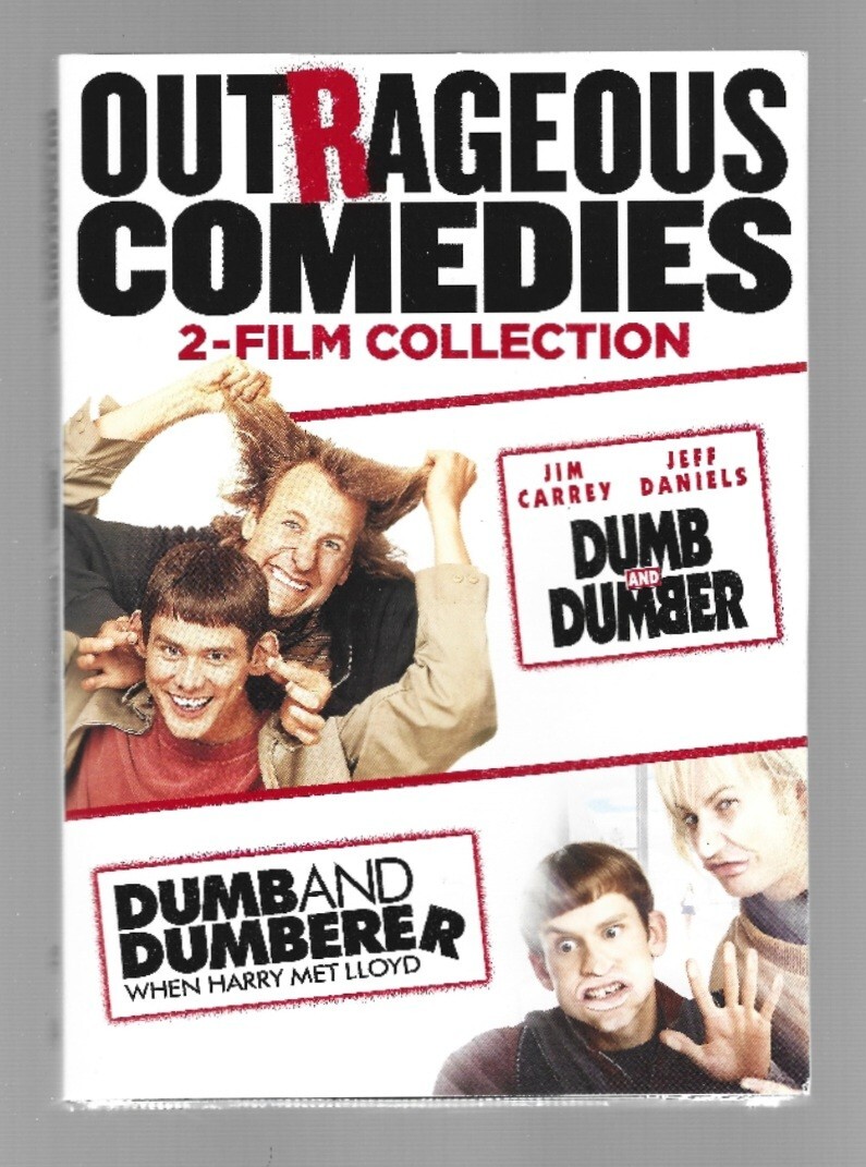 DUMB & DUMBER/DUMBERER DVD OUTRAGEOUS COMEDIES 2 FILM COLLECTION JIM ...