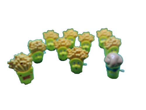 Wendys Wacky Wind Ups set of 10 wind up toys Frosty Biggie Fries | eBay