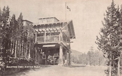 Estes Park CO Colorado Baldpate Inn now Seven Keys Lodge Hotel Vtg ...