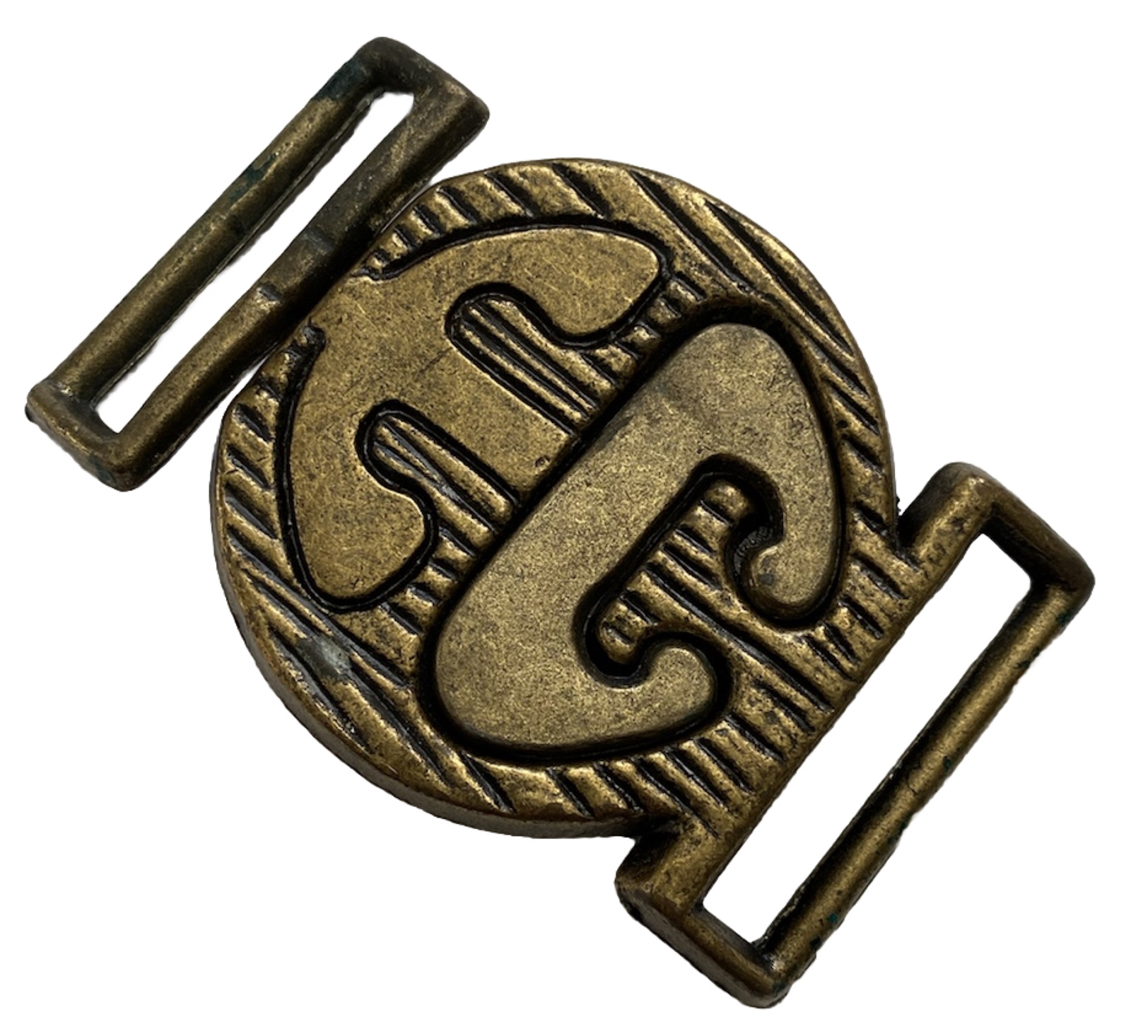 Naval Themed Bronze Interlocking Belt Buckle Clasp 3.… - Gem