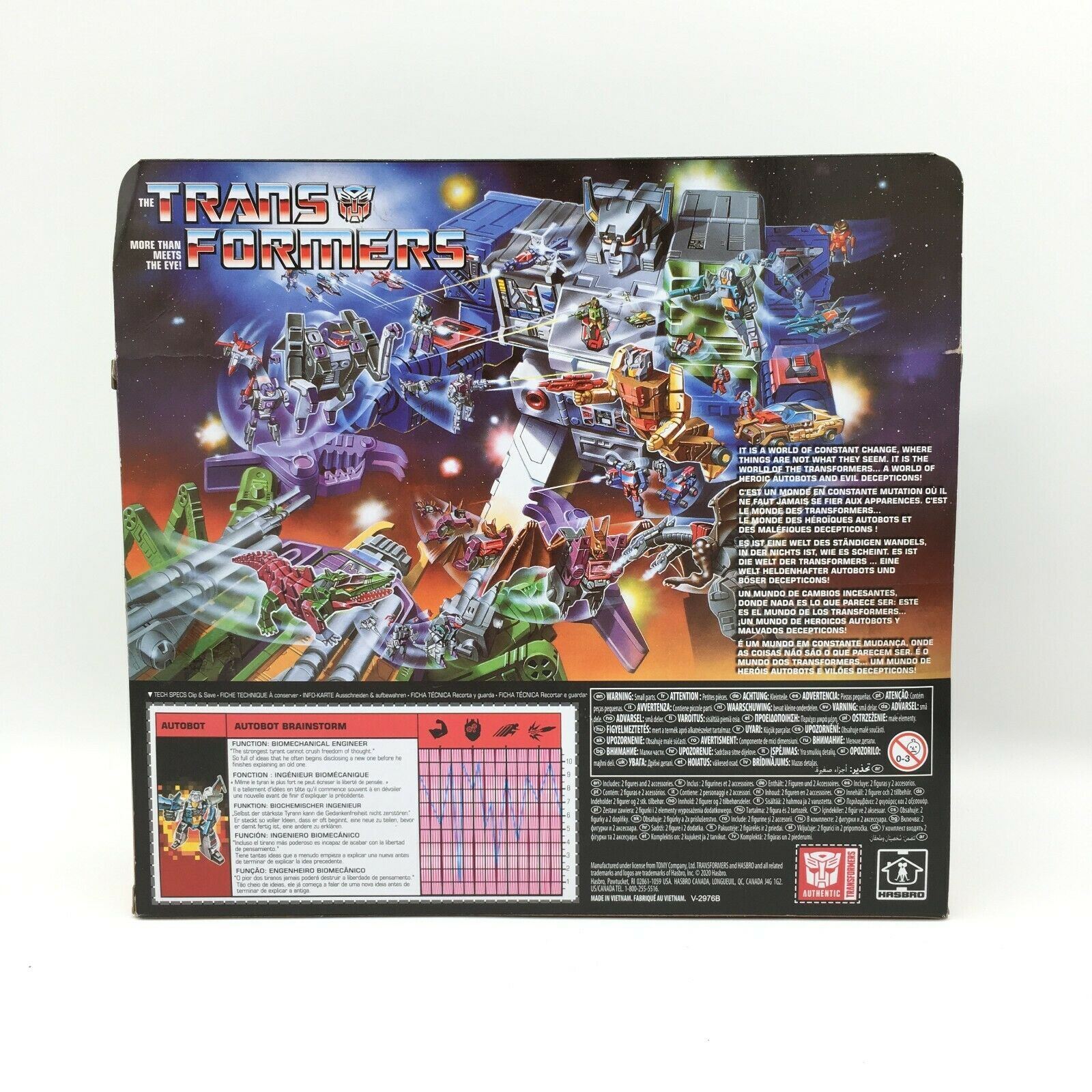 Transformers Generations Retro Headmaster Autobot Brainstorm with ...