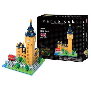 NEW Nanoblock Big Ben Micro building block construction kit mini block ...