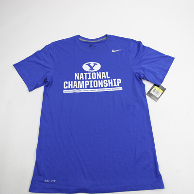 BYU Cougars Nike Short Sleeve Shirt Men's Blue New | eBay