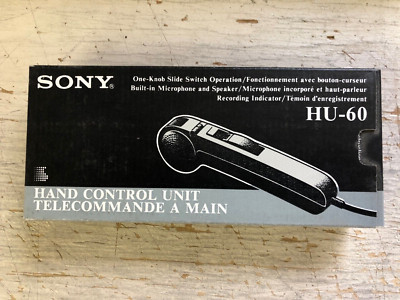 Sony HU60 Dictation Microphone for Sony Mini Cassette Dictator BM60 and ...