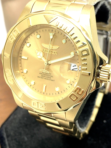 Invicta Men's Watch 13929 Pro Diver Automatic Gold Stainless Steel 40mm ...