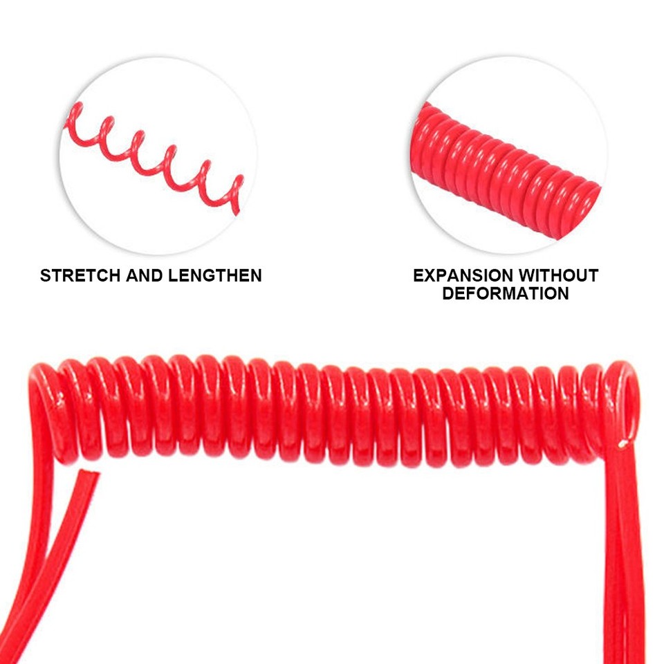 NEW Kill Stop Switch Safety Lanyard for Outboard Engine Motor-7 Keys ...