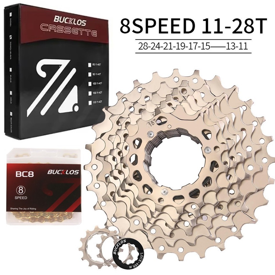 8/9/10/11/12 Speed Cassette 11-52T MTB Road E-Bike Links Chain for ...