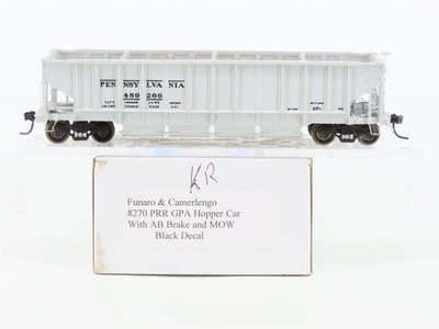 HO Scale Funaro & Camerlengo 8270 PRR Pennsylvania 4-Bay Hopper #489266 ...