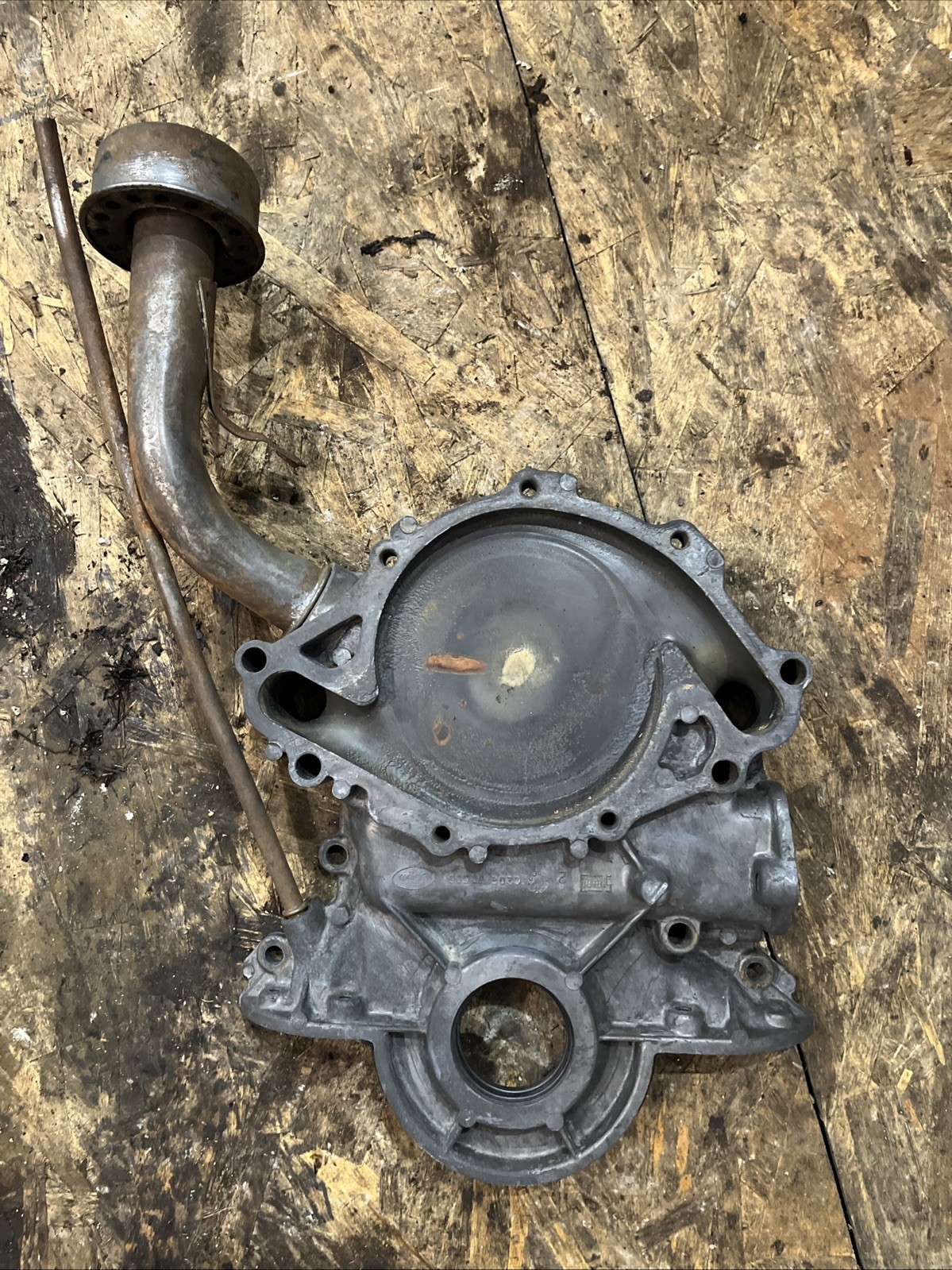 1962-1963 Ford EARLY Hipo Timing Cover 260 289 Aluminum Housing C2OE ...