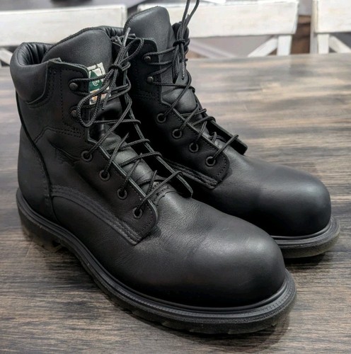 Red Wing 3507 Supersole CSA Safety Toe Black Leather Work Ankle Boots ...