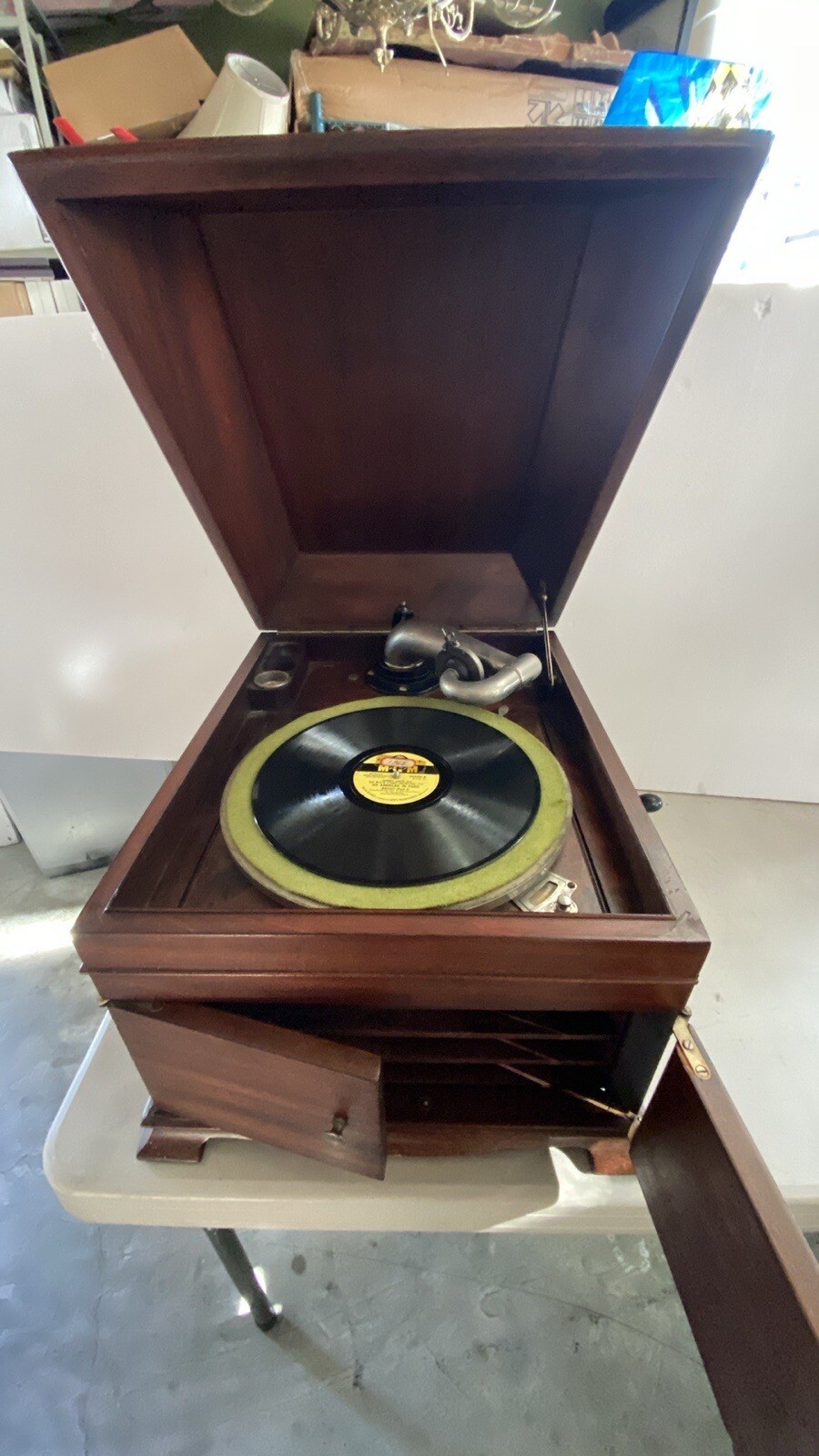 Victor Talking Machine VV-IX Hand Crank Record Player AS IS | eBay