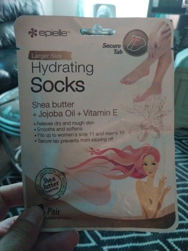 epielle Hydrating Socks Shea Butter & Jojoba Oil and Vitamin E, 3 Pack ...