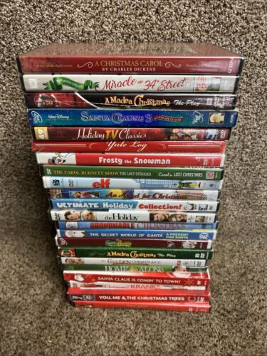 Lot Of 22 Christmas DVDS All New and Sealed | eBay